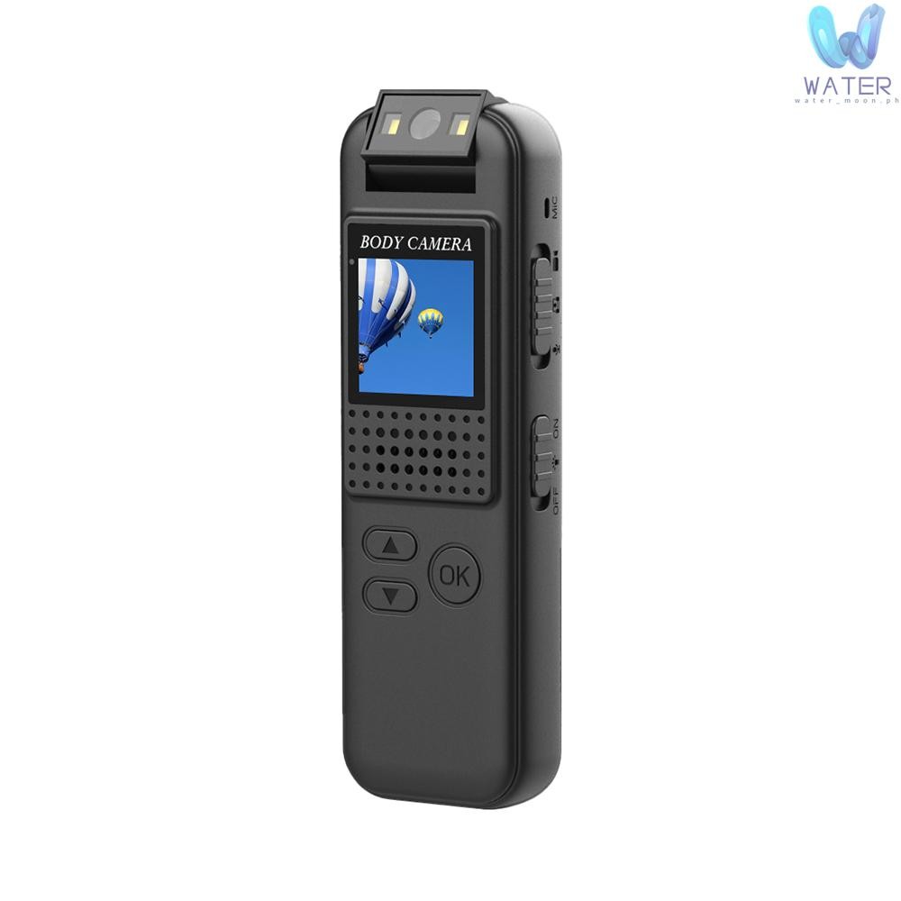 1080P Body Camera with Audio and Video Recording Wearable Body Cam Mini ...