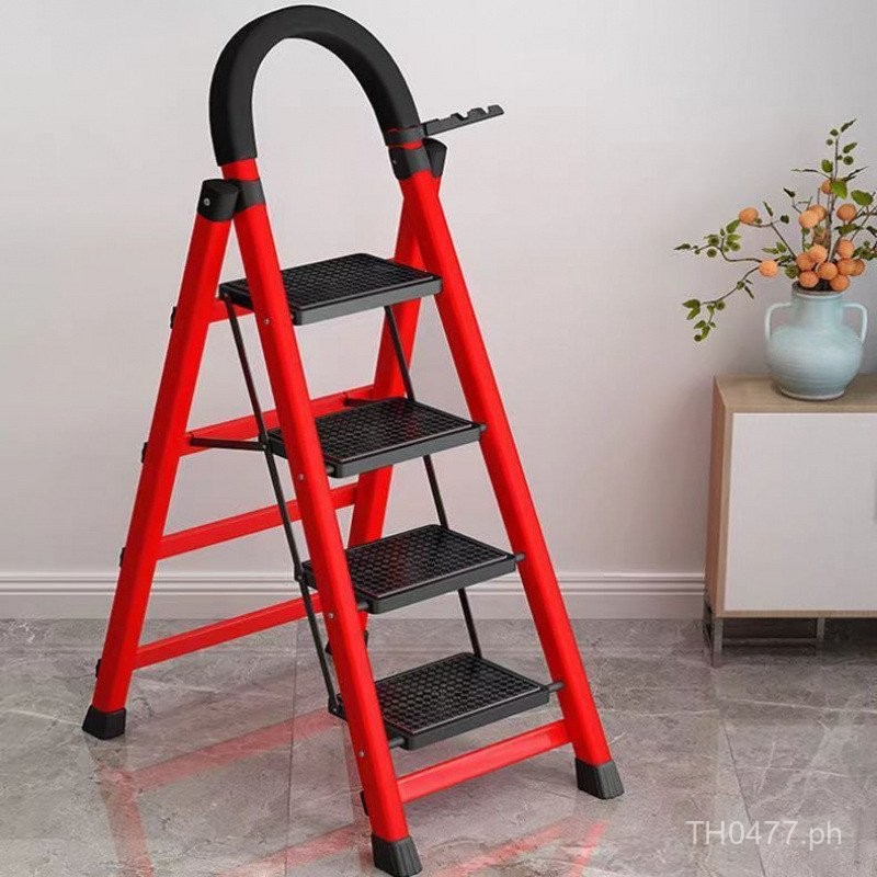 Indoor Thickened Household Telescopic Ladder Multi-Functional Staircase ...