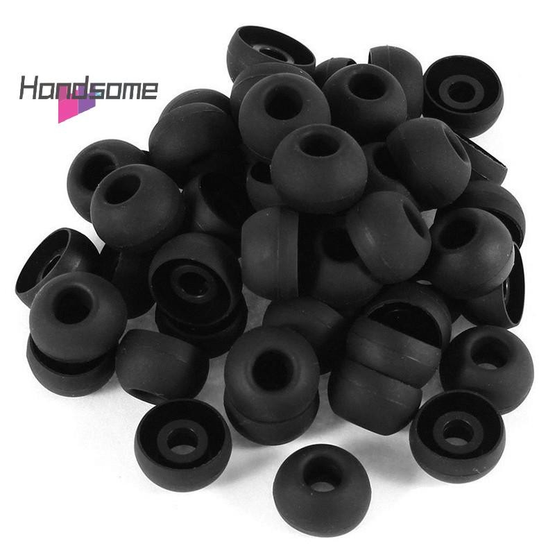 Handsome- 50PCS Earbud Headphone Soft Silicone In Ear Buds Tip Cover ...