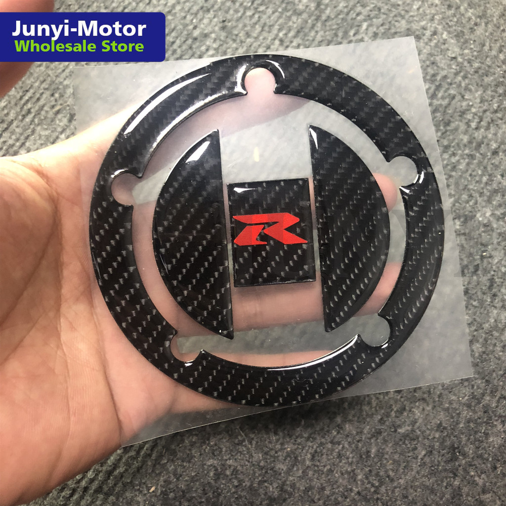 3D Carbon Fiber Fuel Tank Cover Cap Sticker For Suzuki GSXR GSX-R 600 ...