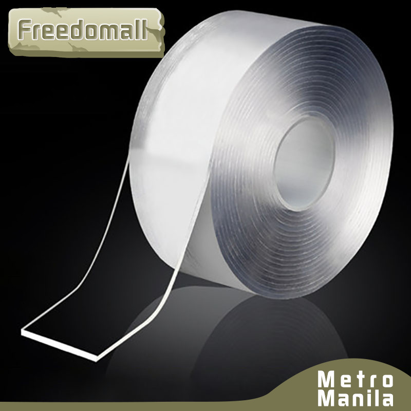 1/3m Nano Tape Transparent Reusable Waterproof Adhesive Tape Reusable ...