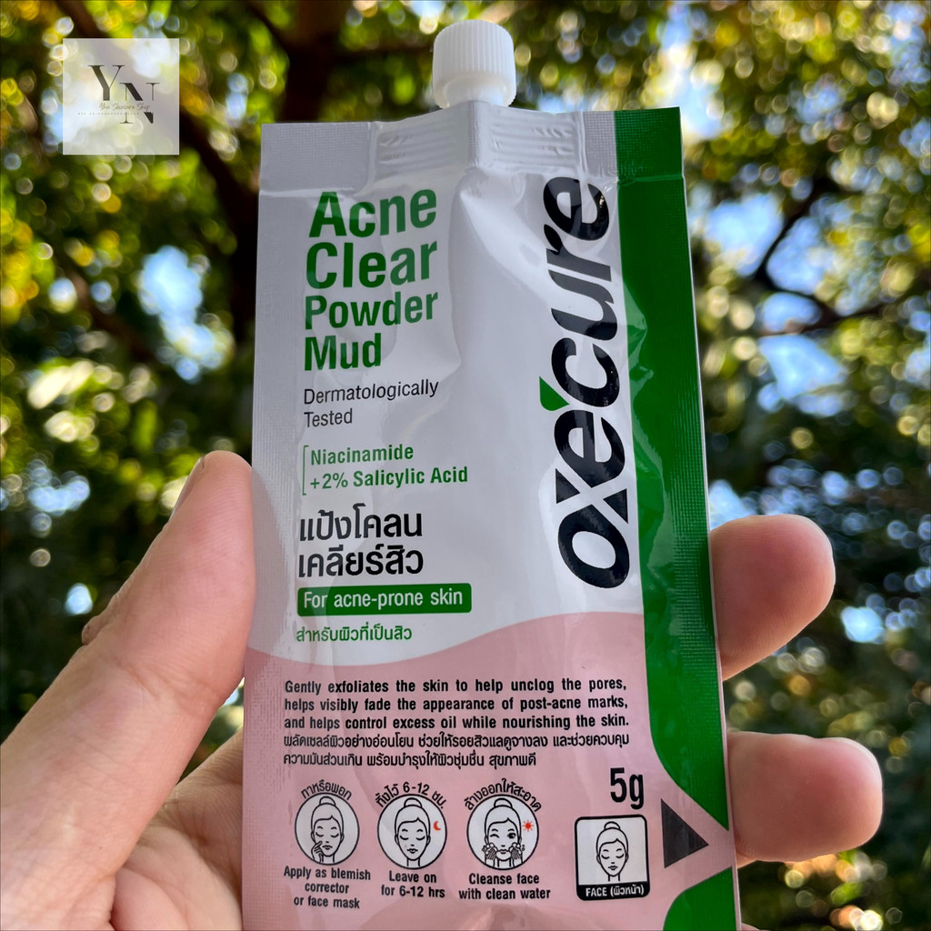 OXECURE Acne Clear Powder Mud 5G Collection | Shopee Philippines