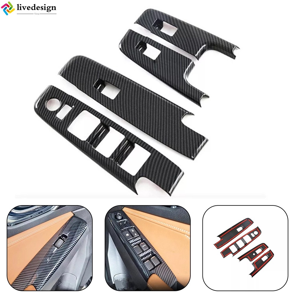 [livedesign] RHD Carbon Fiber Window Lift Switch Panel Trim For Isuzu D ...