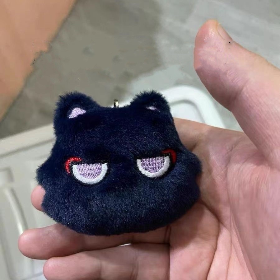 Genshin Impact Soft Wanderer Cat Keychain Plush Pendant with Sound ...