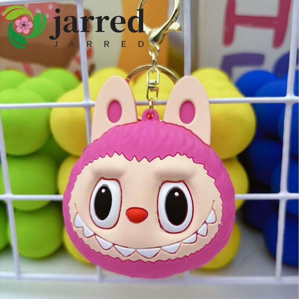 JARRED Labubu Zero Wallet, Resin Anime Peripherals Labubu Key Ring ...