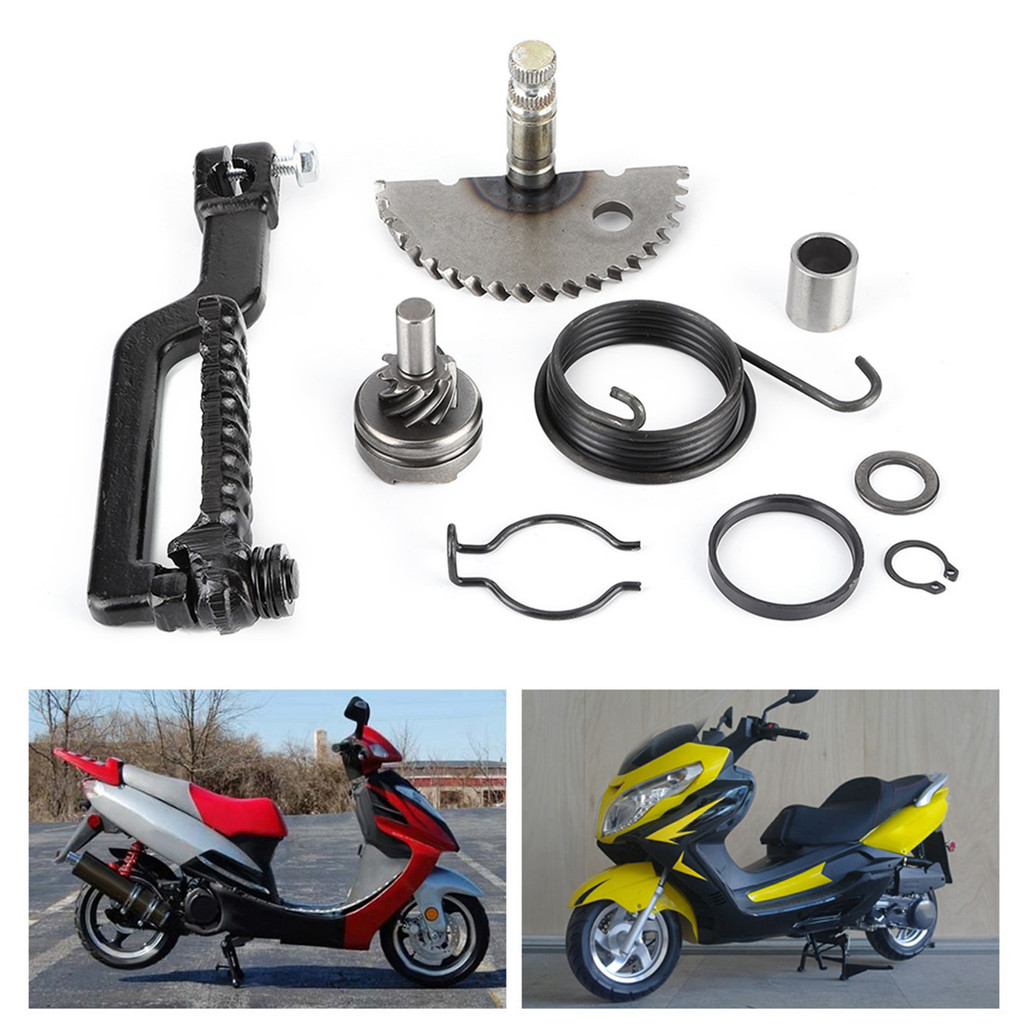 TMA~ Moped Kick Start Lever Shaft Gear Assembly Fit - For GY6 49CC 50CC ...