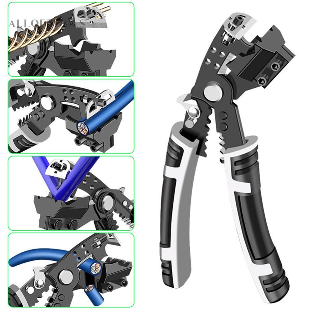 EY# Wire Stripper Electrician Pliers Cable Stripper Cutter Crimper ...