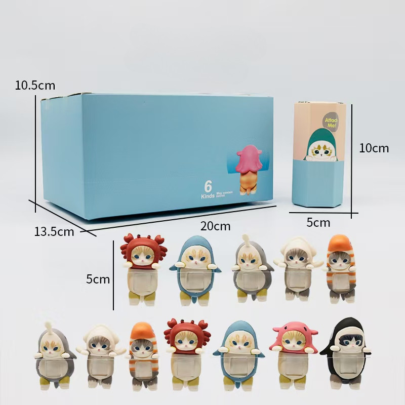 Mofusand Hippers Series Decorative Mini Figure Gift Doll | Shopee ...