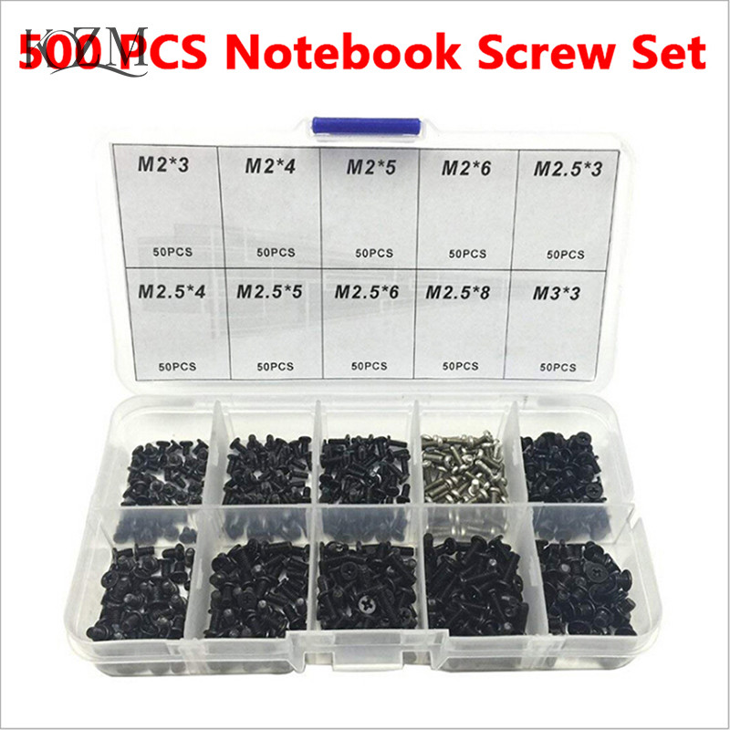 500pcs laptop computer screws set universal screw m2 m2.3 m3 | Shopee ...