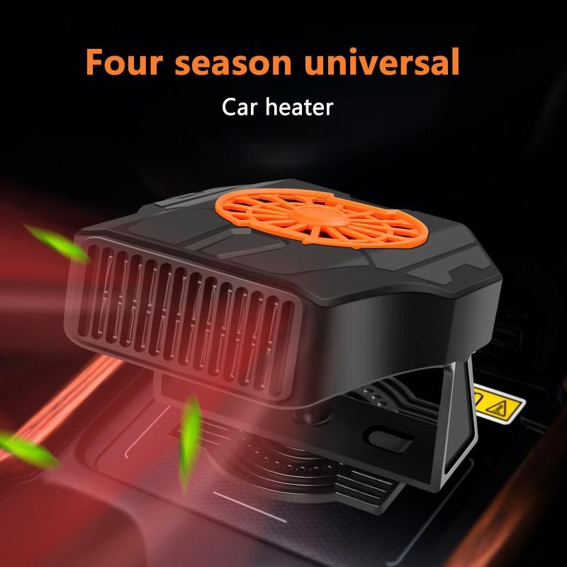 baishangaurora Electric Car Heater Air Cooler Fan 12V/24V Portable Demister Defroster Heag Fan ...