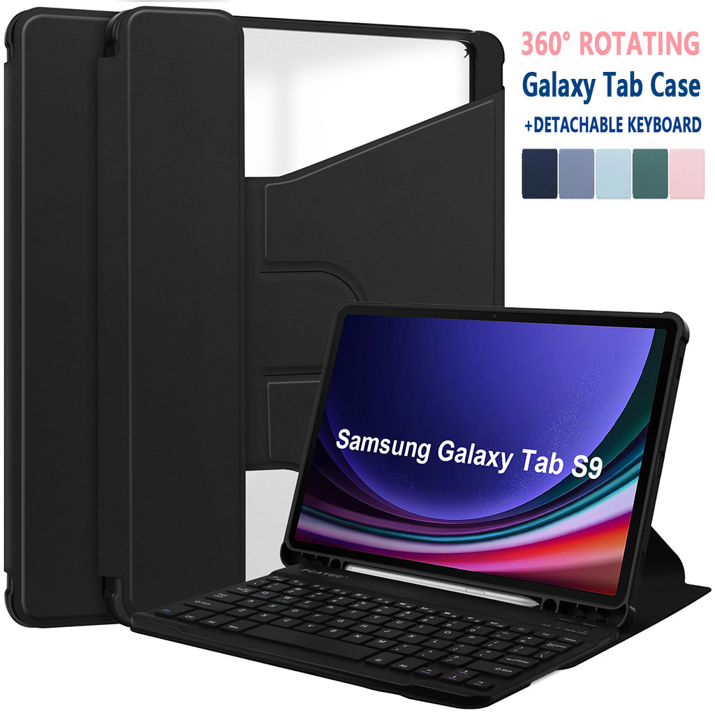 Keyboard Case for Samsung Galaxy Tab S9 FE Plus/ S9 Plus 12.4" & Tab S9 ...