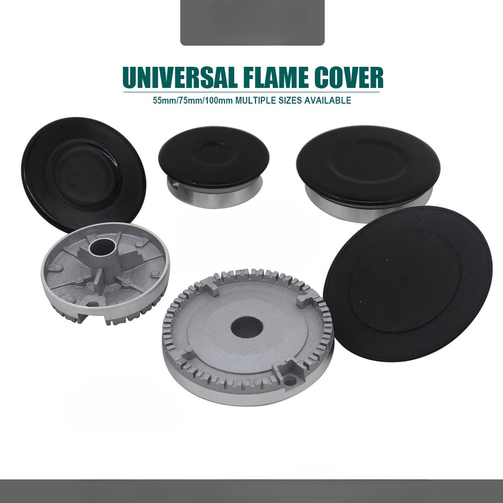 Oven Hob Gas Burner Crown & Cooker & Flame Cap Cover Universal gas hob ...