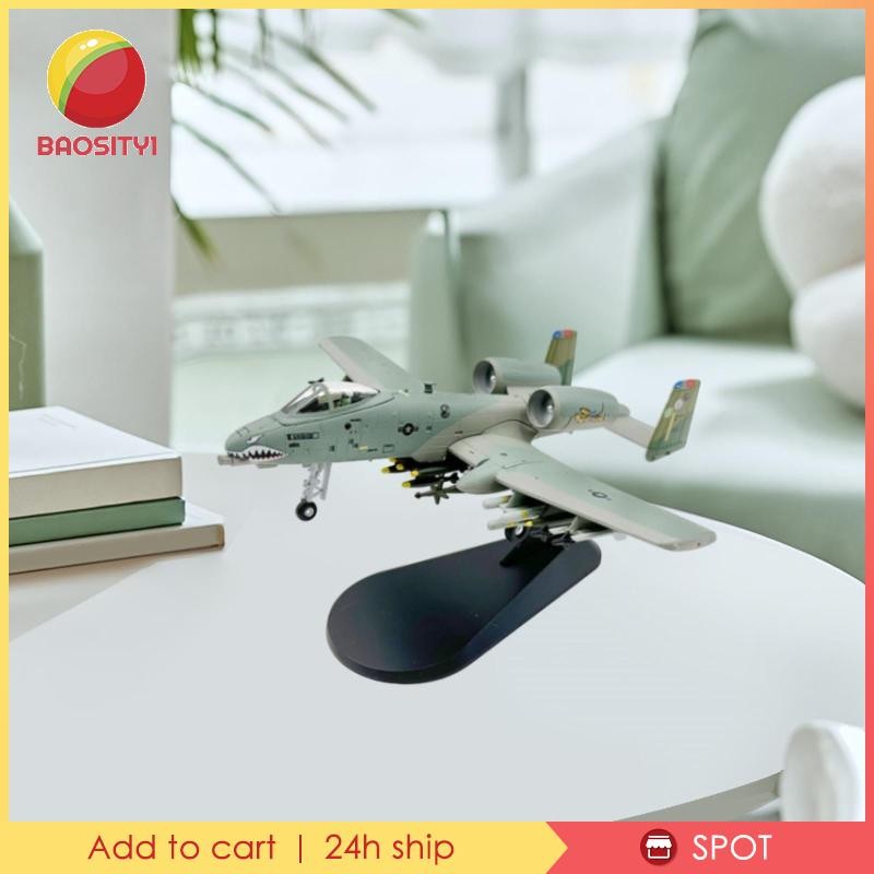[Baosity1] 1/100 Diecast Fighter Plane Model Alloy Fighter with Stand ...