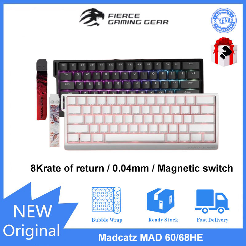 Madcatz MAD 60/68 HE Low latency magnetic switch keyboard | Shopee ...