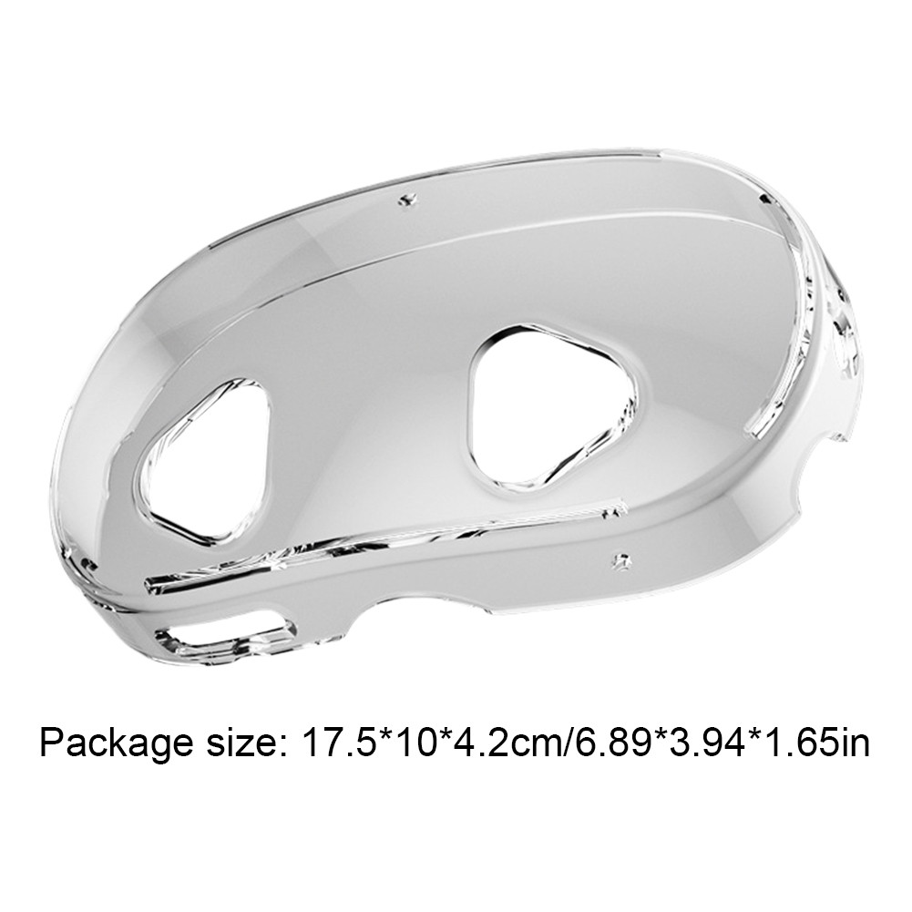 VR Shell Protective Cover PU Transparent Headset Cover for Meta Quest ...