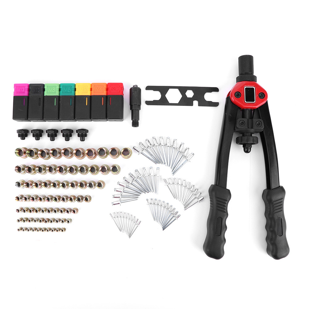 Rivet Nut Tool M3 M4 M5 M6 M8 M10 M12 Hand Riveter Hand Threaded Rivet ...