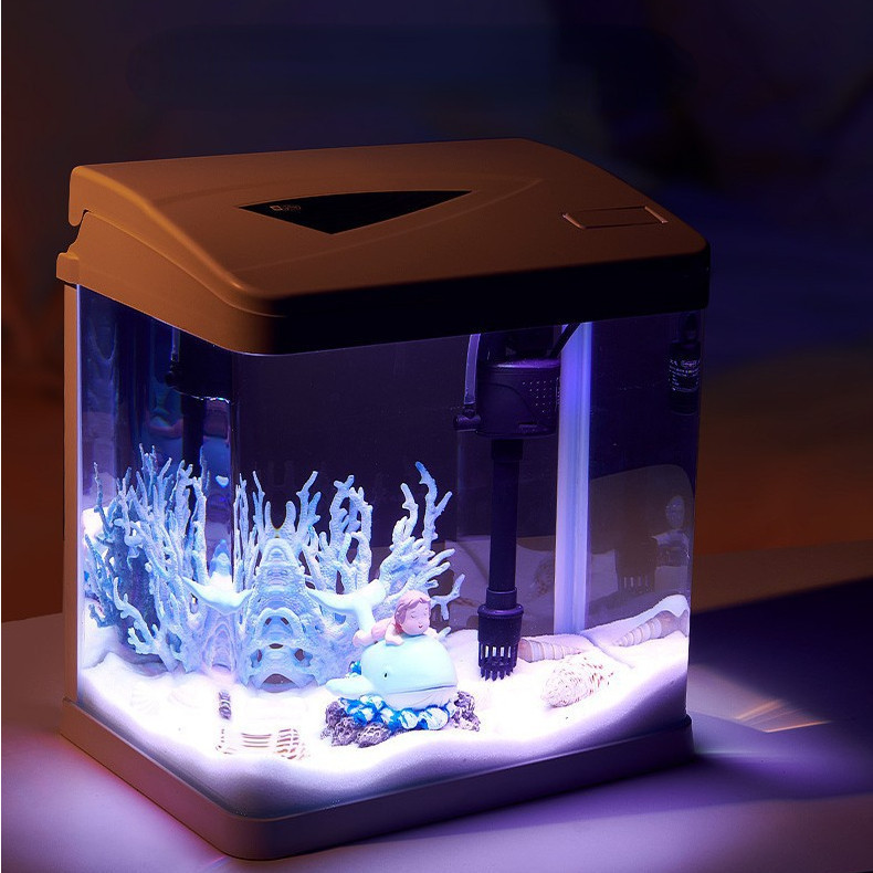 18L/30L fish tank Smart Aquarium Kit Betta Fish Tank Set Self Cleaning ...