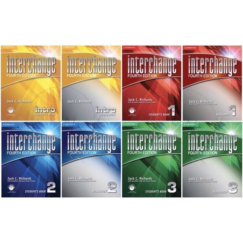 Interchange physical Book (fourth edition) Intro 1 2 3 Student's Book ...