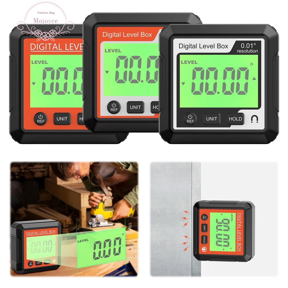 Digital Angle Protractor Inclinometer Magnetic 90 Degree Ruler Level ...