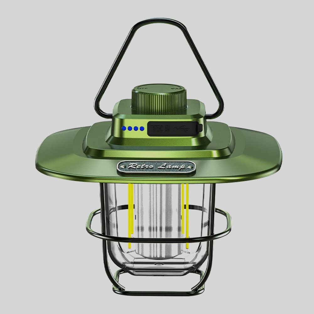 【Manila Ready】4500mAh Outdoor Retro Camping Lamp Tent Lamp LED ...