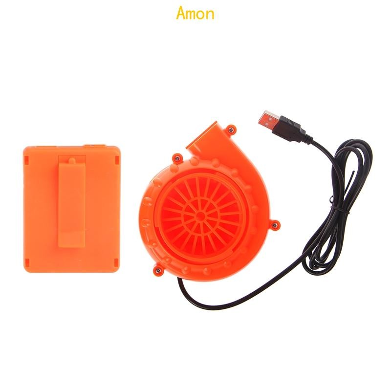 Amon Electric Mini Fan Air Blower For Inflatable Toy Costume for Doll ...