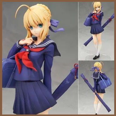 SY2 Fate/stay night Action Figure school uniform saber Model Dolls Toys ...