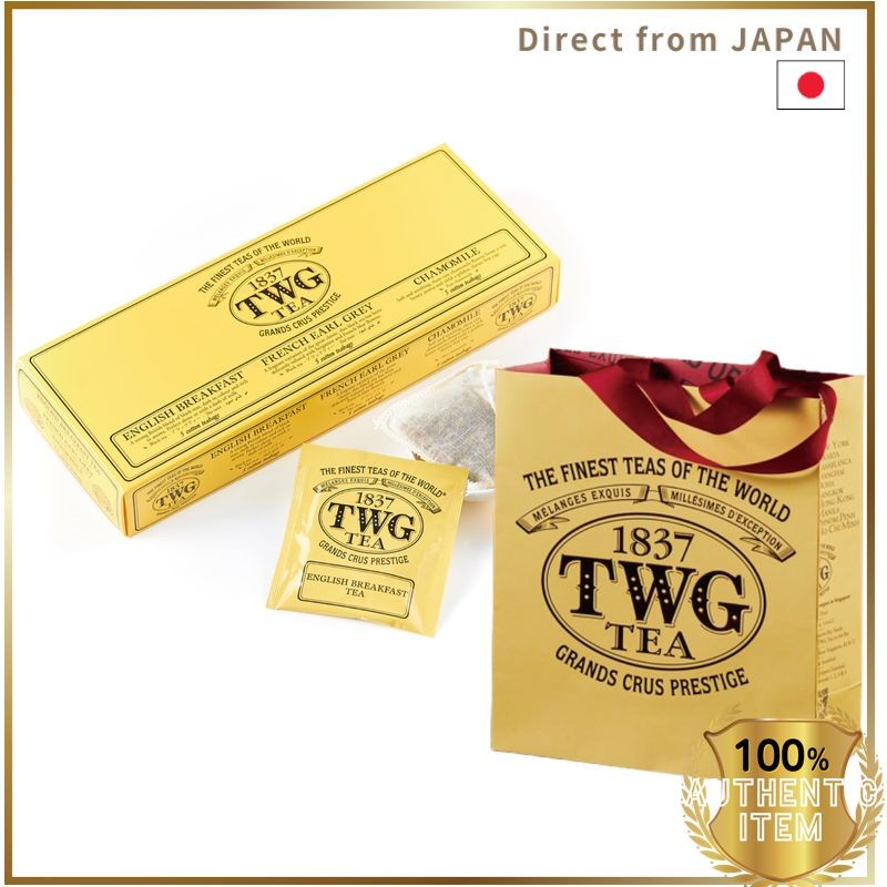 TWG Tea Black and Green Tea Tea Bags 2.5g x 15 pieces with TWG Tea ...
