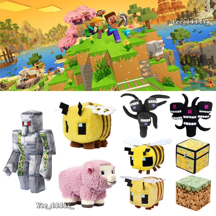For Minecraft Stuffed Dolls Cartoon Game Figure Plushie for Kids 7.87 ...
