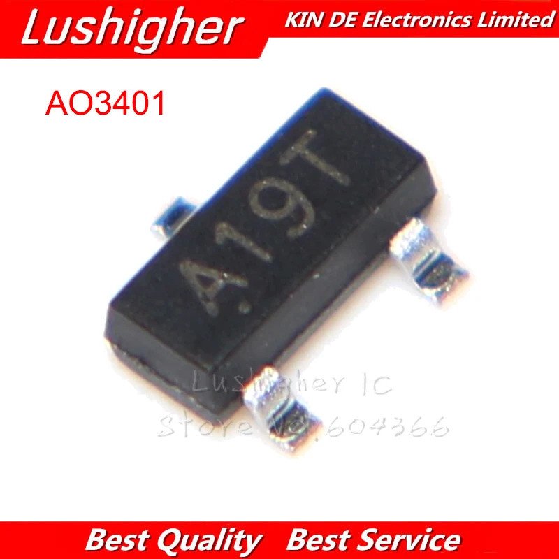 100PCS AO3401 SOT23 A19T SOT-23 P-Channel MOSFET TRANSISTOR | Shopee ...