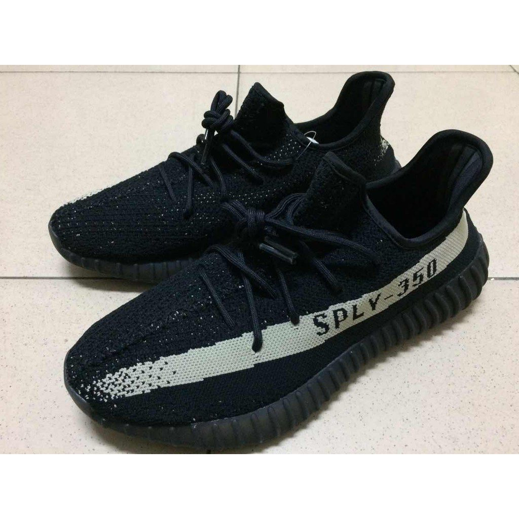 Real picture Adidas Yeezy Boost 350 V2 Kanye West Black Green popcorn ...