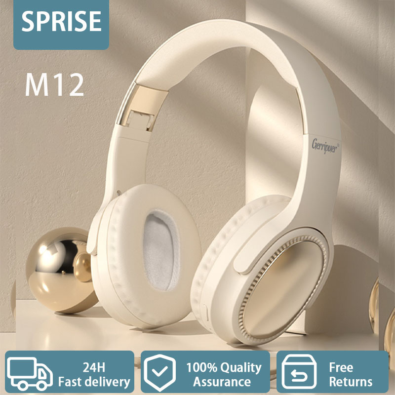 SPRISE M12 Bluetooth Headphone Cool Metal Earphone Wireless Colorful ...