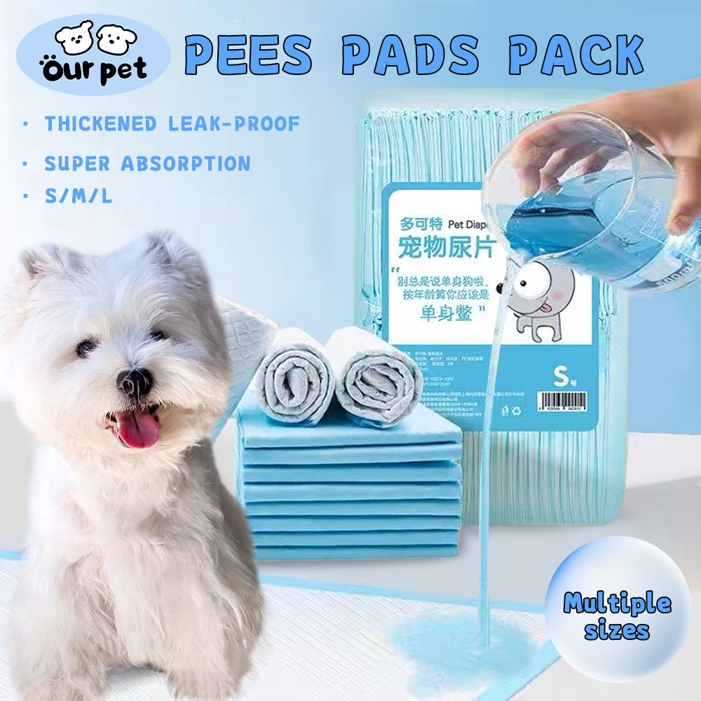 Dog Pee Pads Pack Pet Training Pad Pads Disposable Pet Piddle Pad and ...