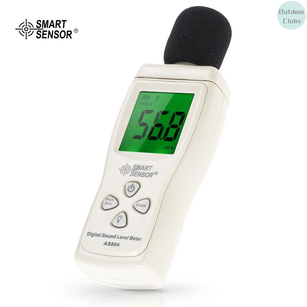 SMART SENSOR Mini Digital Sound Level Meter LCD Display Noise Meter ...
