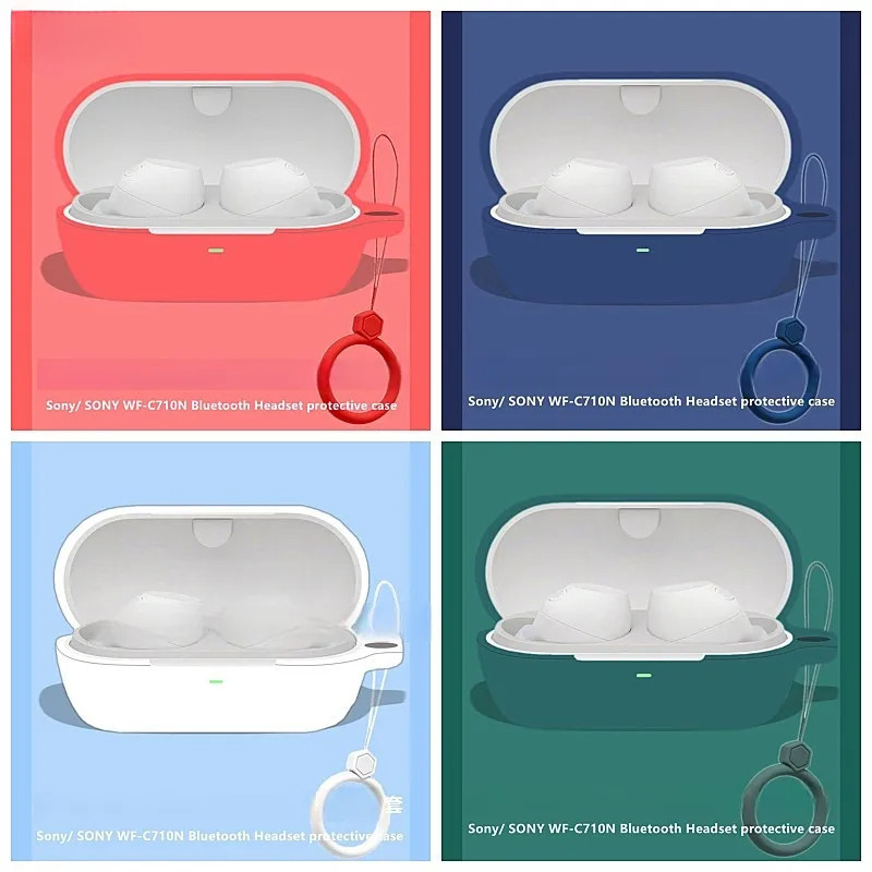 for Sony WF-C710 Case Protective Earphone Cover C710 WFC710 Ring Soft ...