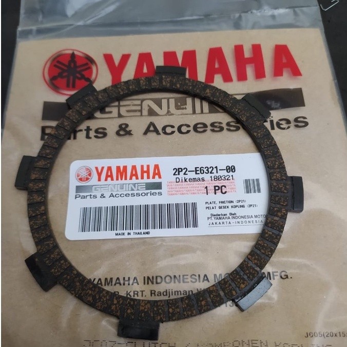 Yamaha Jupiter Z Burhan Clutch Lining 2P2-E6321-00 Original YGP PLATE ...