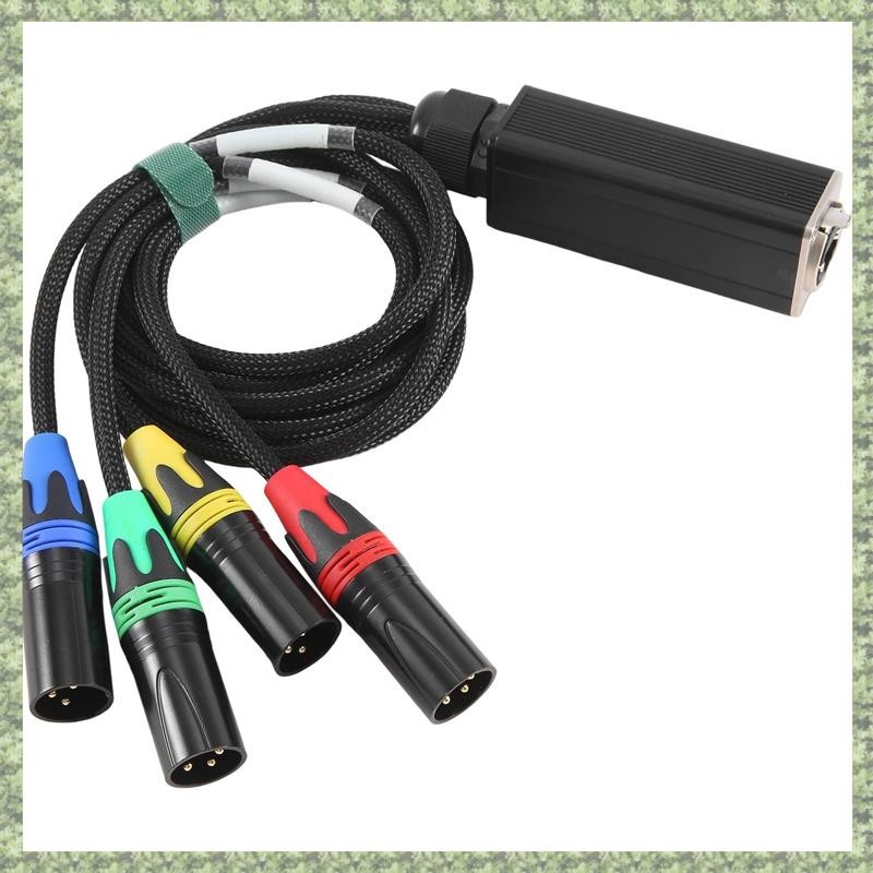 (K M I T) XLR 4-Channel 3-Pin Multi Network Stage and Studio Connection ...