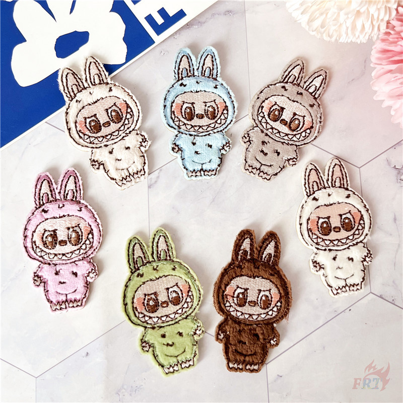 Q Plush Labubu Self-adhesive Sticker Patch 1Pc DIY Sew on Iron on ...
