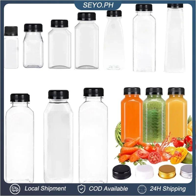 300ML Empty Clear Plastic Bottles Reusable Water Bottle Containers DIY ...