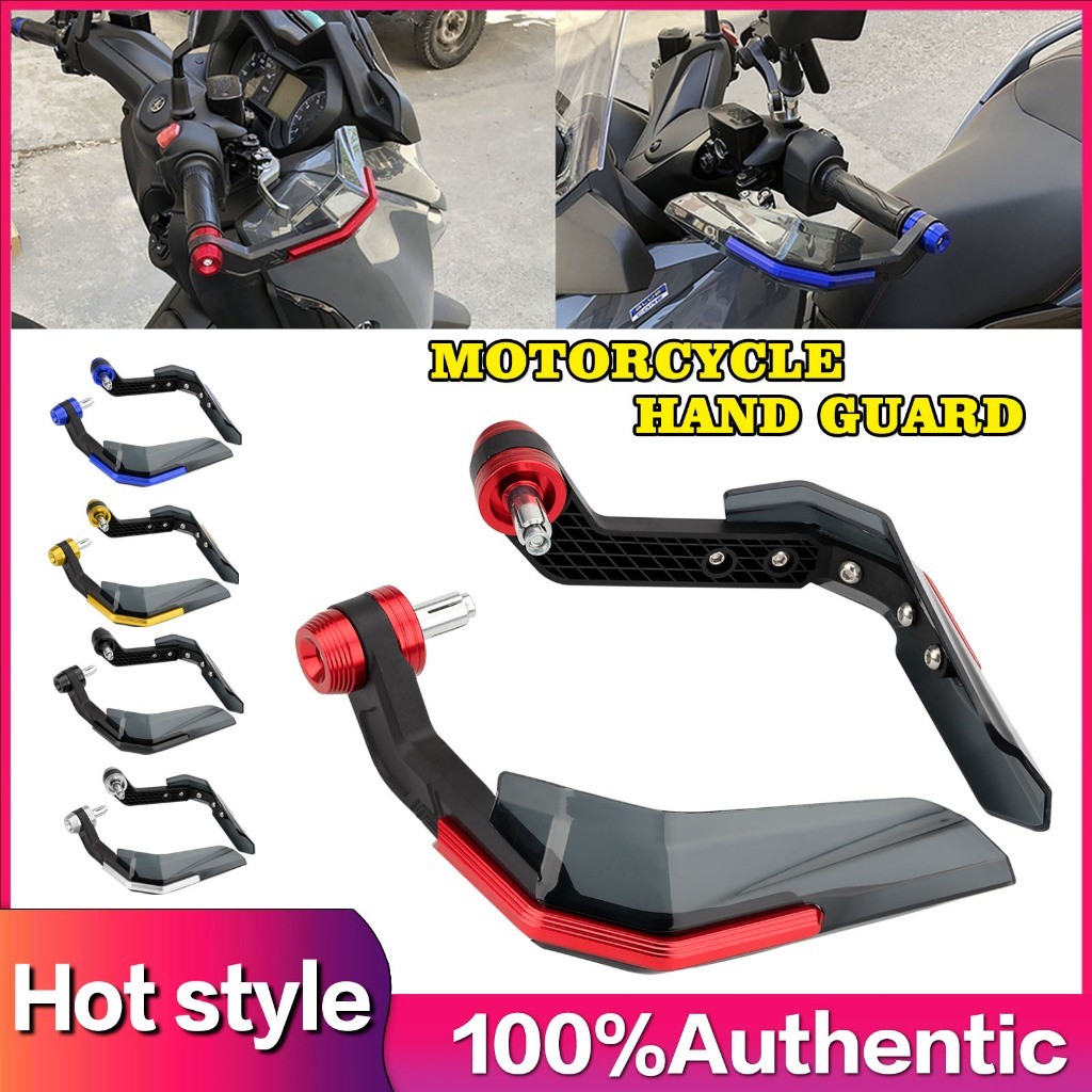 1Pair 22MM Aluminum Alloy Motorcycle Hand Guards Handle Protector ...