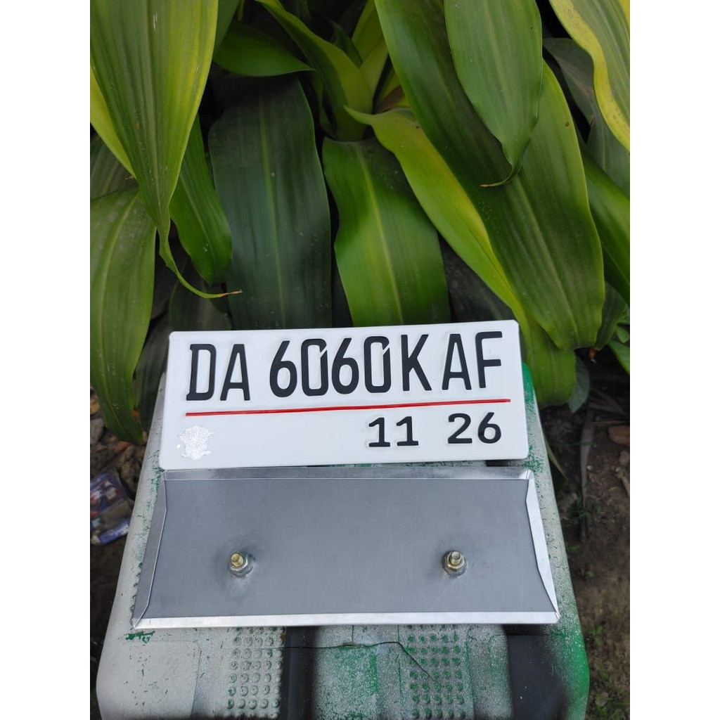 Small custom motorbike number plates with the latest fonts | Shopee ...