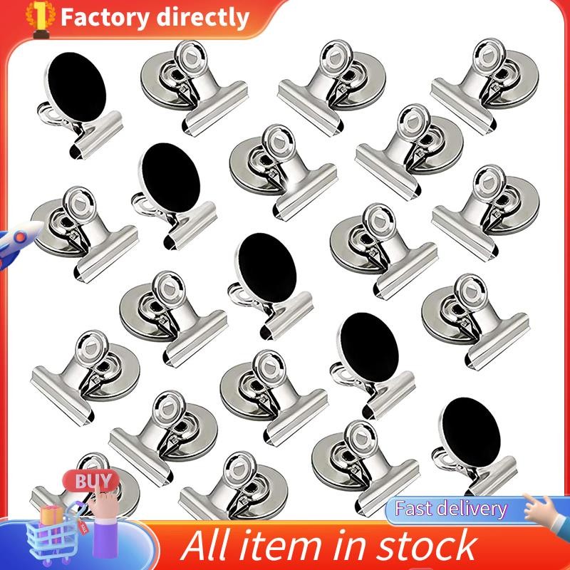 In stock-20 Pack Magnetic Clips,Scratch-Free Refrigerator Strong Magnet ...