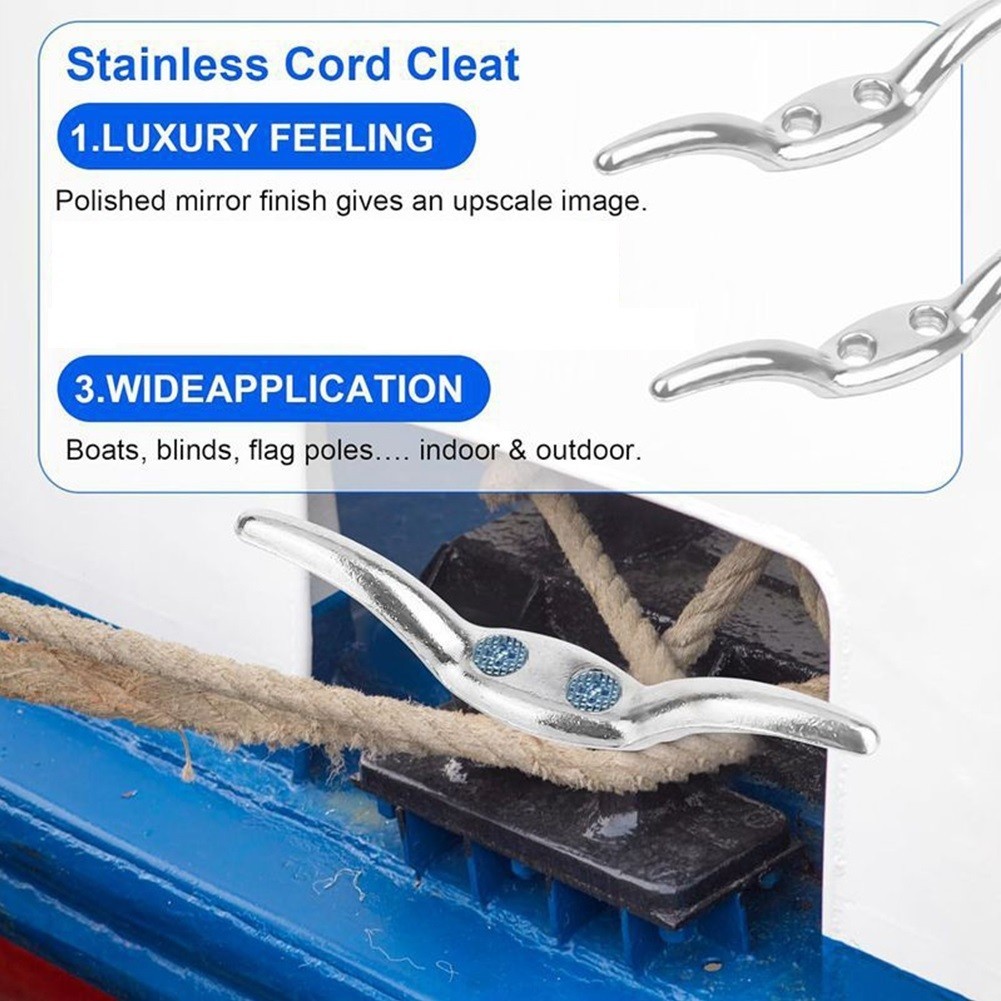 Cleat Hooks Wall Mountable Heavy Duty Multi-Purpose Use Secure ...