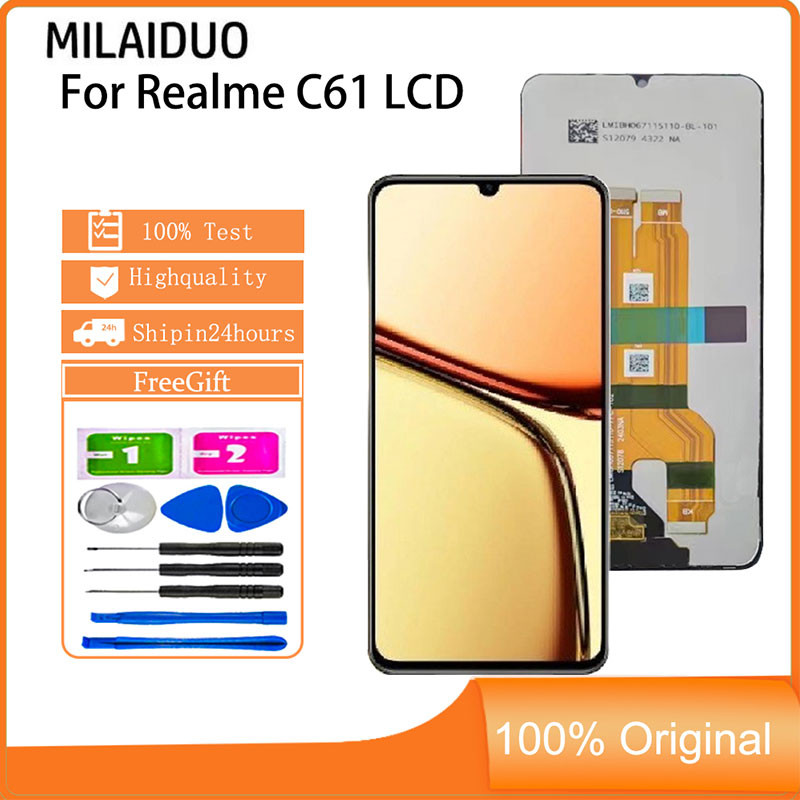 Original LCD for Realme C61 C63 LCD Display Touch Screen Replacement | Shopee Philippines