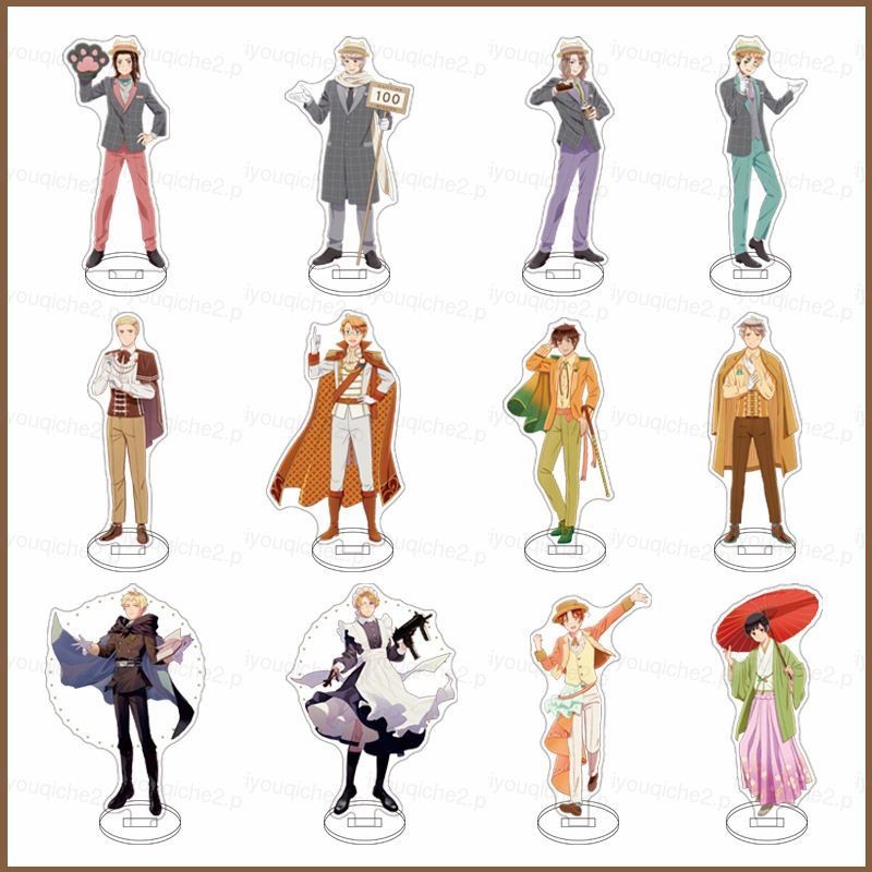 sy Hetalia Axis Powers APH World Stars Retopop Acrylic Stands Plate ...