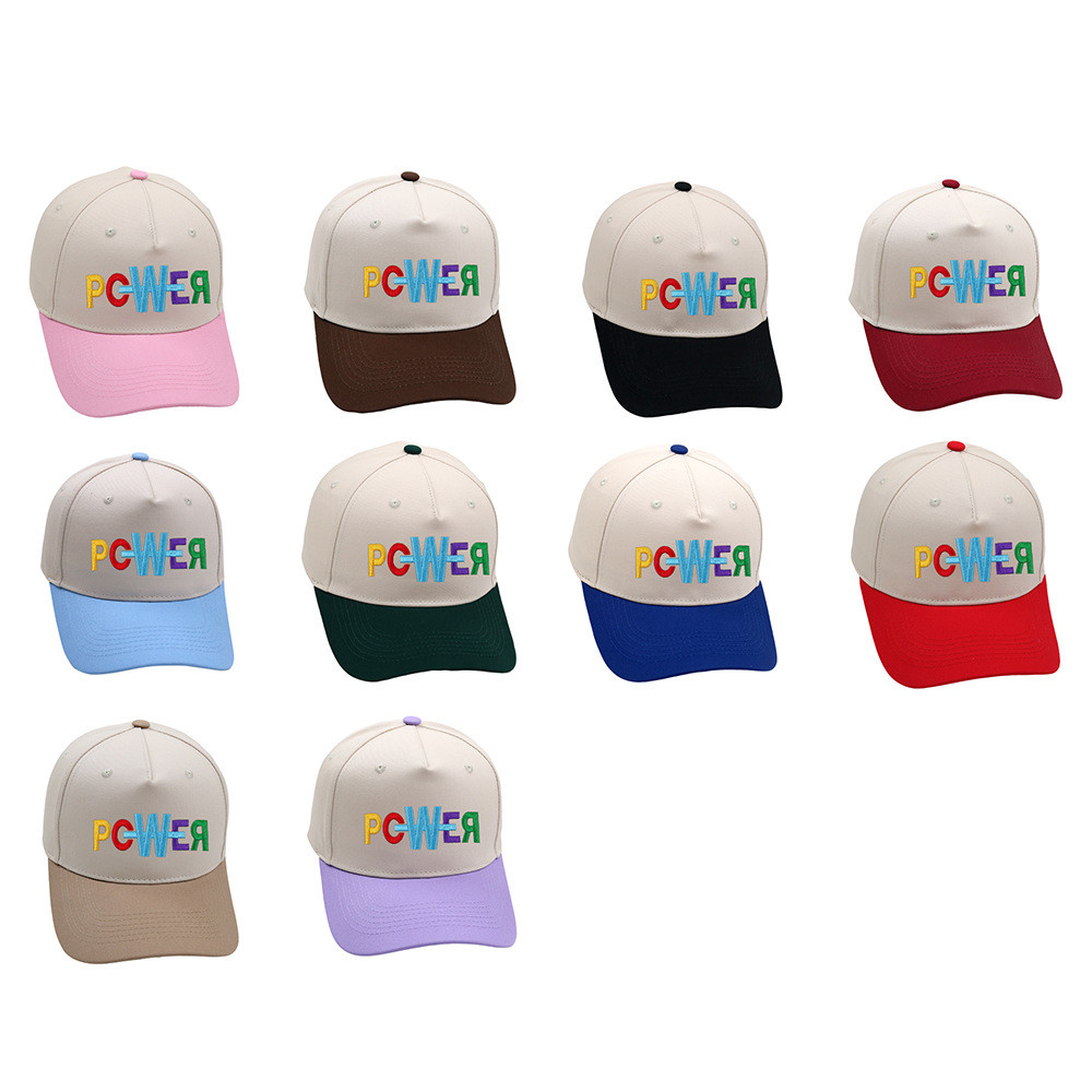 G-Dragon POWER Merch Embroidered Color Blocked Baseball Hat Men's and ...