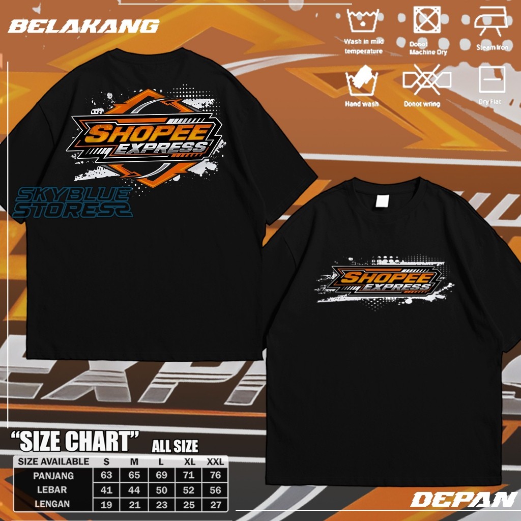 Shoppee Express T-shirt Courier Clothes Expedition Package SPX Sopee ...