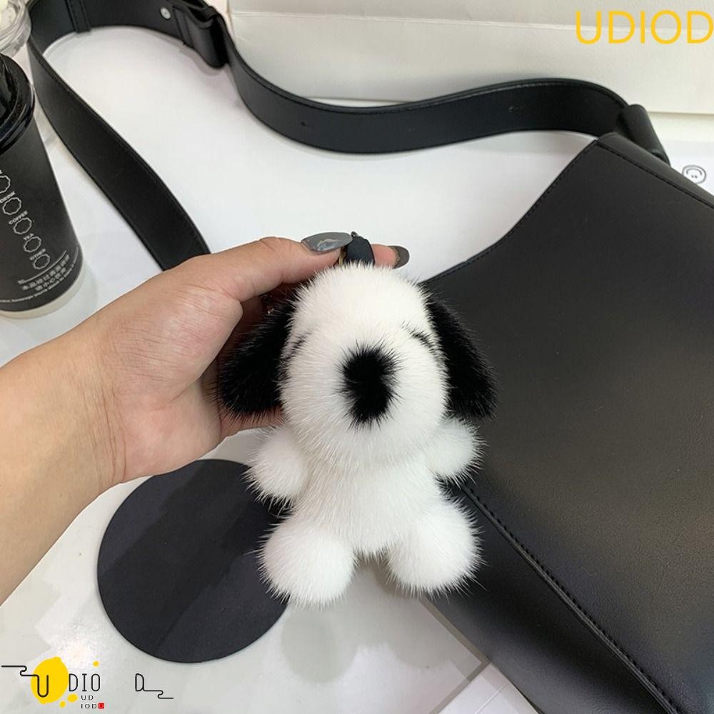 UDIOD Snoopy Dog Keychain, Fluffy Soft Bag Decoration Mink Hair ...