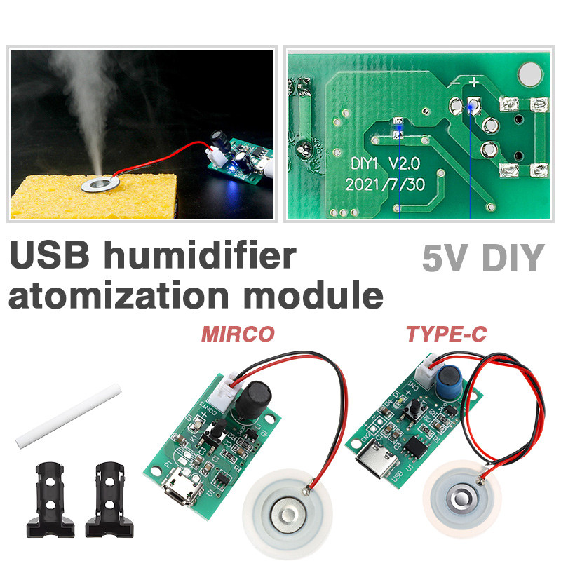 5V humidifier module atomization control board DIY ultrasonic atomizer | Shopee Philippines