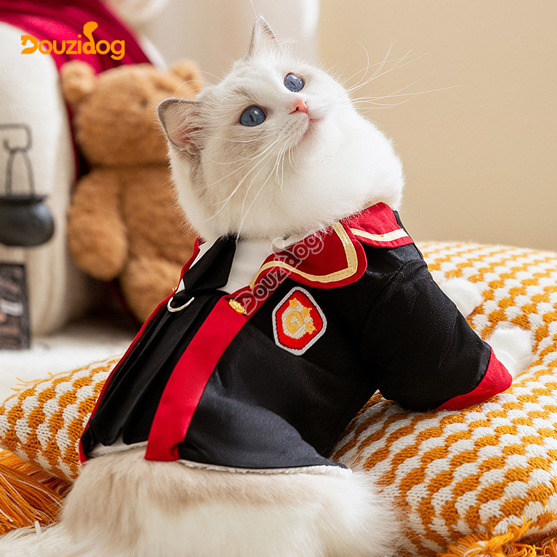 Small Dog Pet Dog Cat Autumn Winter Preppy Style New Style Traction ...