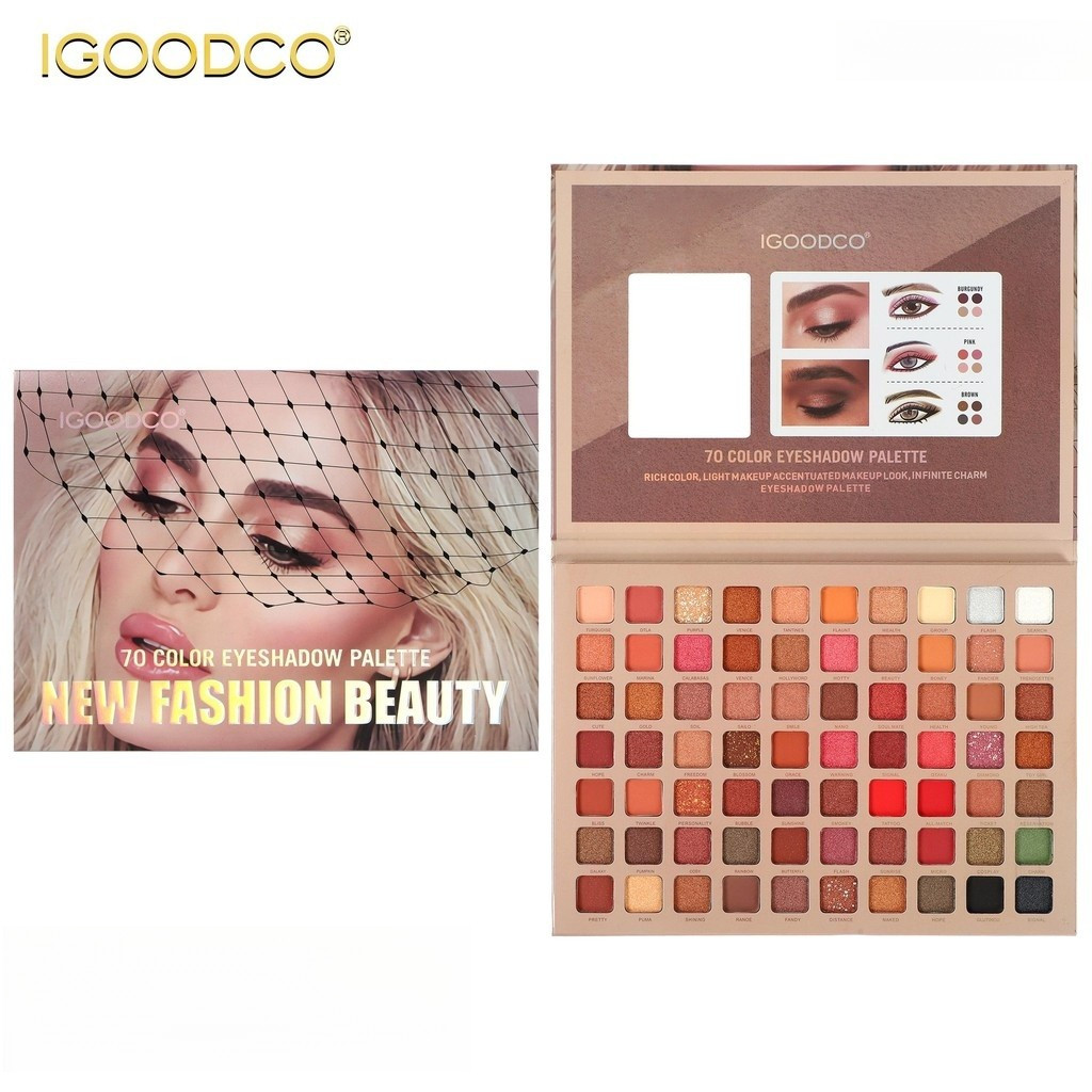 IGOODCO （Model：LK29535）70 color beauty eye eye shadow dish cosmetics ...